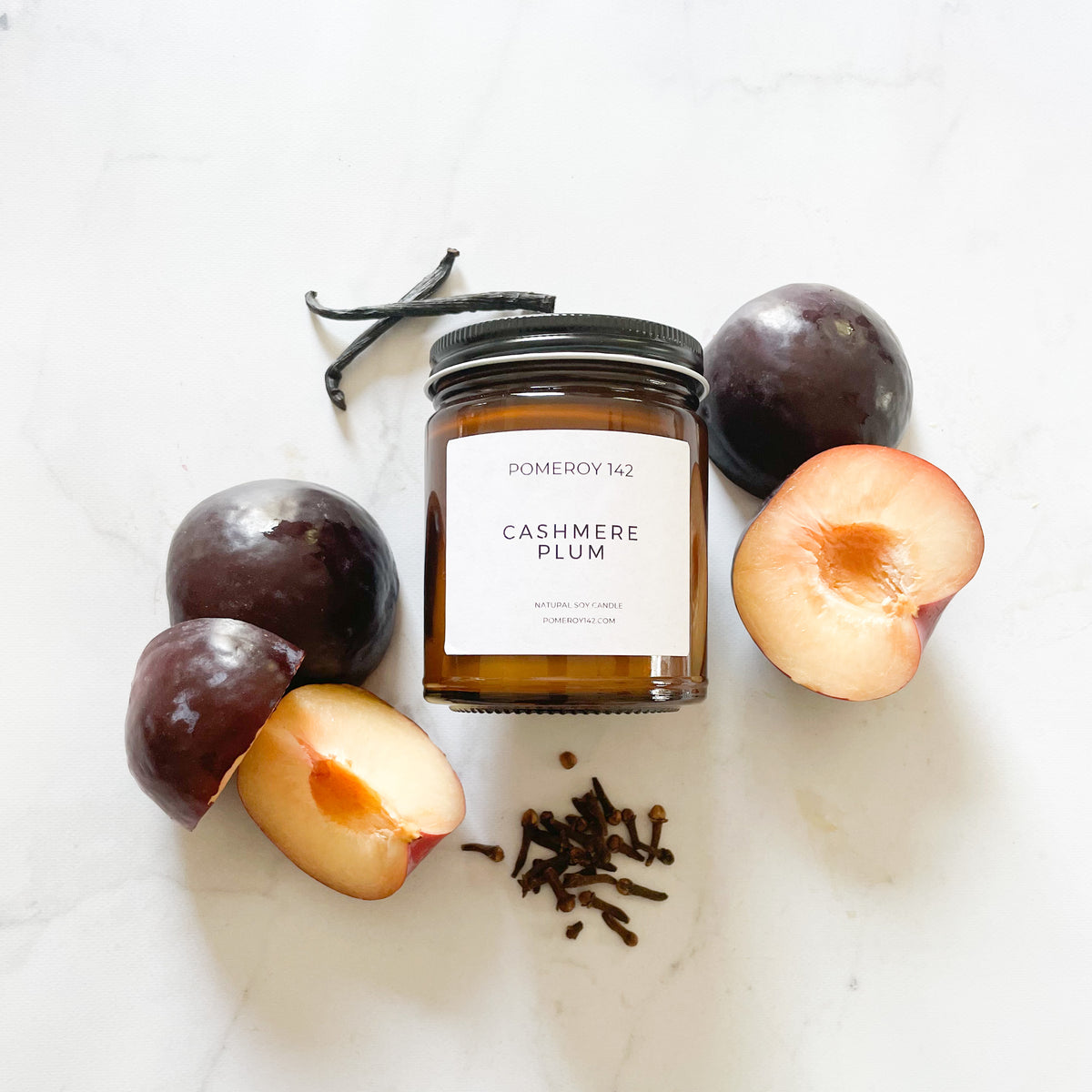 Cashmere Plum Soy Candle– Pomeroy 142